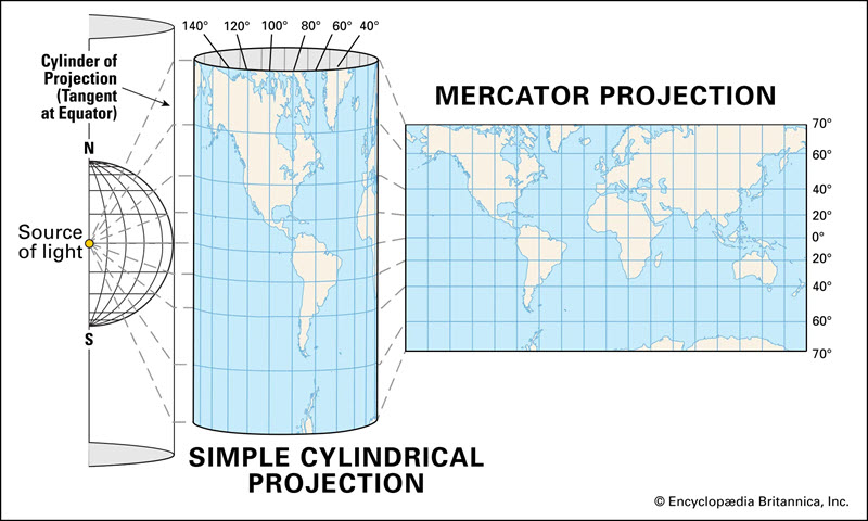 Mercator Map – Mathematical Mysteries