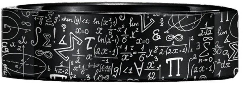 How does a smiling mask on my college ring denote mathematics ...